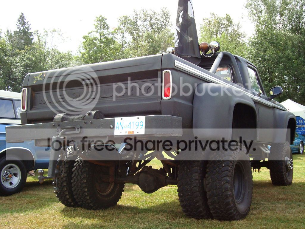 1965 f600 superduty short stepside 4x4 BIG!!!! - Slick 60's