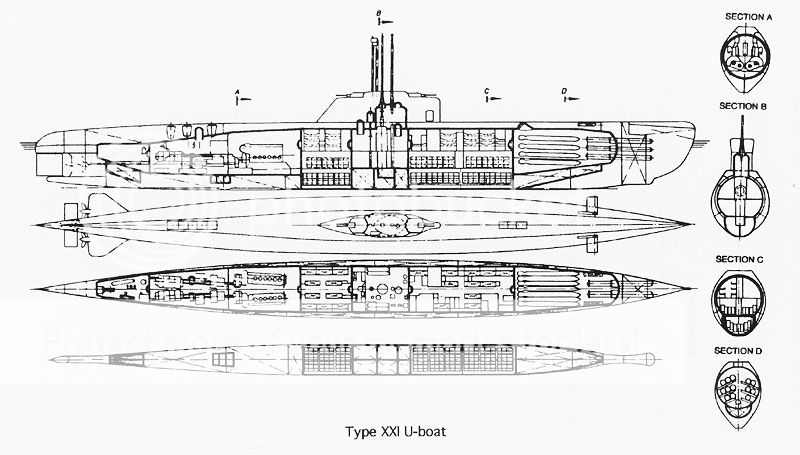 Revell 1/144 U-Boat Type XXI With Interior Detail - International Scale ...